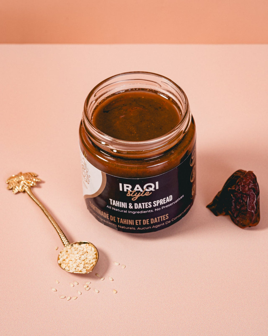 Tahini & Date Spread (140g jar) – Empower & Brew